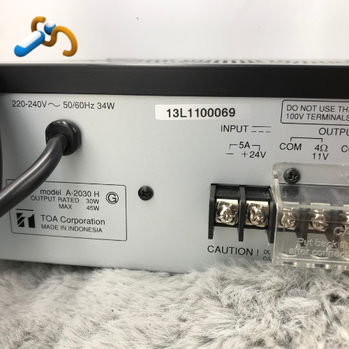 TOA A-2030H Mixer Power Amplifier (H version) | Iconsolution E-commerce
